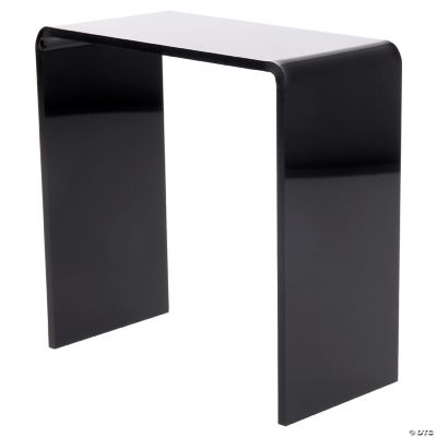 Plymor Black Acrylic Vertical Rectangular Display Riser, 7" H x 7" W x ...
