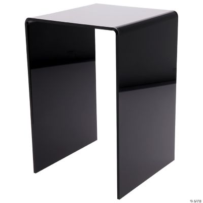 Plymor Black Acrylic Vertical Square Display Riser, 12" H x 8" W x 8" D ...