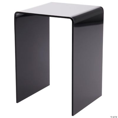 Plymor Black Acrylic Vertical Square Display Riser, 6" H x 4" W x 4" D ...