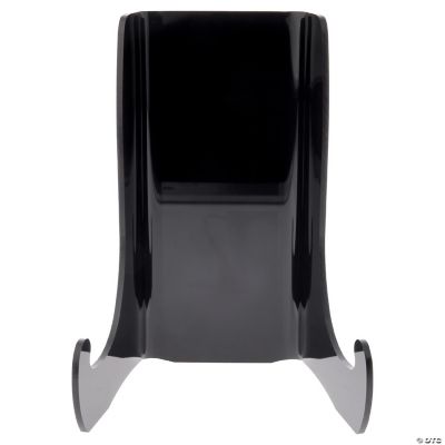 Plymor Black Acrylic Flat Back Easel With Shallow Support Ledges, 6" H ...