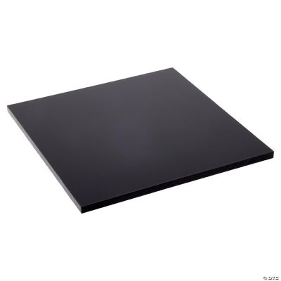 Plymor Black Acrylic Rectangular Standard-Edge Display Base, 6" W x 6 ...