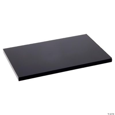 Plymor Black Acrylic Rectangular Standard-Edge Display Base, 5" W x 3 ...