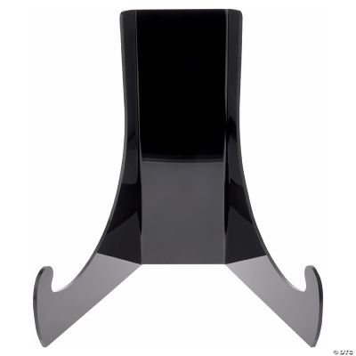 Plymor Black Acrylic Large Flat Back Easel with Deep Support Ledges, 15 ...