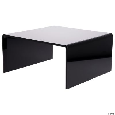 Plymor Black Acrylic Short Square Display Riser, 8" H x 16" W x 16" D ...