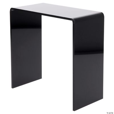 Plymor Black Acrylic Vertical Rectangular Display Riser, 9" H x 9" W x ...
