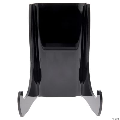Plymor Black Acrylic Flat Back Easel With Shallow Support Ledges, 4.5 ...