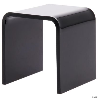 Plymor Black Acrylic Square Display Riser, 2" H x 2" W x 2" D (3/32 ...
