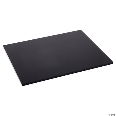 Plymor Black Acrylic Rectangular Polished Edge Display Base, 8" W x 6 ...