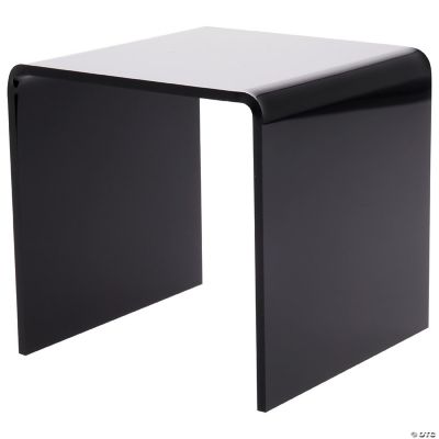 Plymor Black Acrylic Square Display Riser, 5" H x 5" W x 5" D (3/16 ...