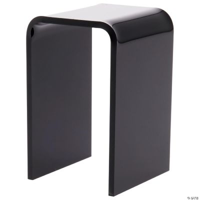 Plymor Black Acrylic Vertical Square Display Riser, 3" H x 2" W x 2" D ...