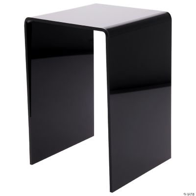 Plymor Black Acrylic Vertical Square Display Riser, 10.5" H x 7" W x 7 ...