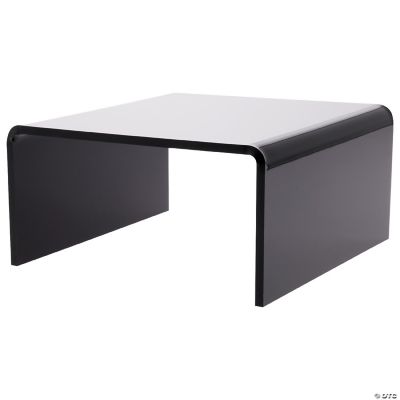 Plymor Black Acrylic Short Square Display Riser, 3.5" H x 7" W x 7" D ...