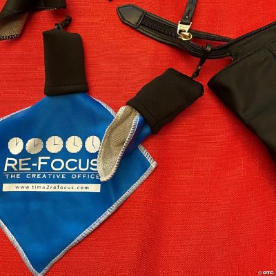 Blue Microfiber Cleaning Cloth Key Chain | Oriental Trading