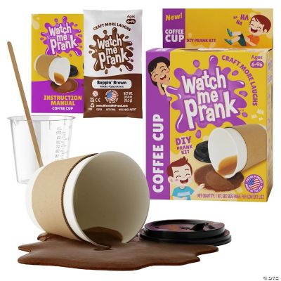 WatchMePrank DIY Prank Kit Coffee Cup | Oriental Trading