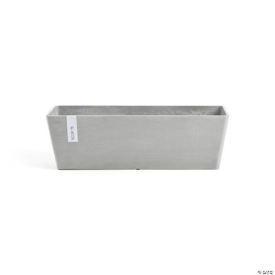 Ecopots Modern Recycled Bruges Plastic Indoor Outdoor Rectangular ...