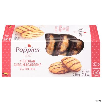 Poppies Cookie Macaroons Chocolate Drizzle 7.8 oz (Pack of 12 ...