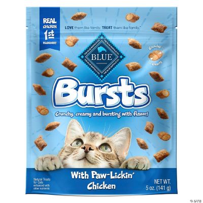 Blue Buffalo Treats Cat Burst Chicken 5 oz (Pack of 6) | Oriental Trading