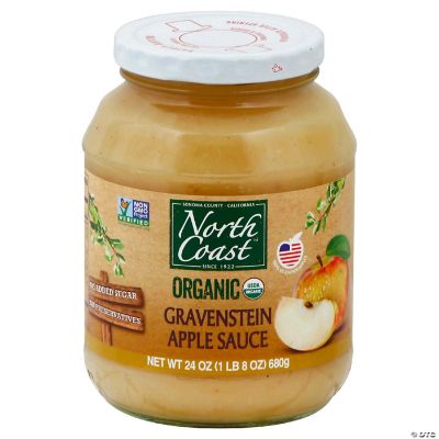 North Coast Applesauce Gravensten Organic 24 Oz (Pack of 12) | Oriental ...