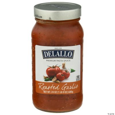 Delallo Sauce Marinara Roasted Garlic 24 oz (Pack of 12) | Oriental Trading