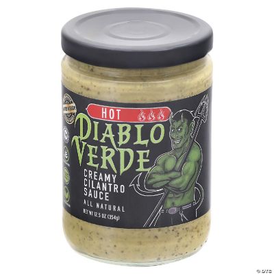 Diablo Verde Sauce Cilantro Hot 12.5 oz (Pack of 6) | Oriental Trading