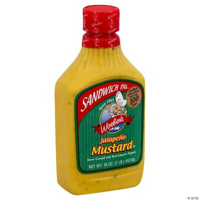 Woeber's Sandwich Pal Mustard - Jalapeno 16 oz (Pack of 6) | Oriental ...