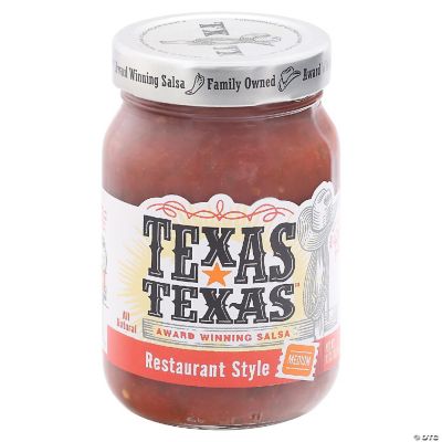 Texas Texas Salsa Medium Restaurant Style 16 Oz (Pack of 6)