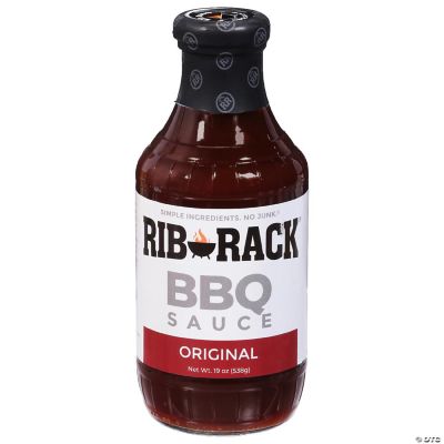 Rib Rack Sauce Barbeque Original 19 oz (Pack of 6) | Oriental Trading