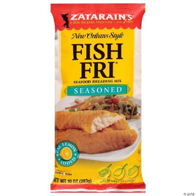 Zatarains Seasoning Fish Fry Seasoned 10 oz (Pack of 12) | Oriental Trading