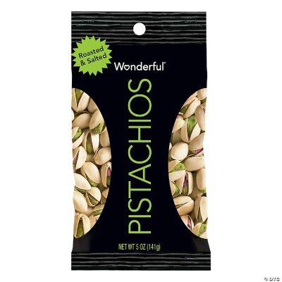Wonderful Pistachios Pistachio Roasted Salted 5 oz (Pack of 24 ...