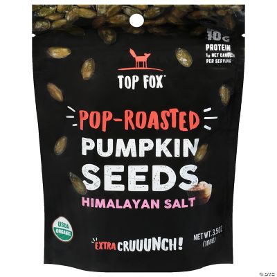 Top Fox Seeds Pumpkin Pop Roasted Himalayan 3.5 oz (Pack of 6) | Oriental Trading