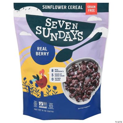 Seven Sundays Cereal Berry Grain Free 8 oz (Pack of 6) | Oriental Trading