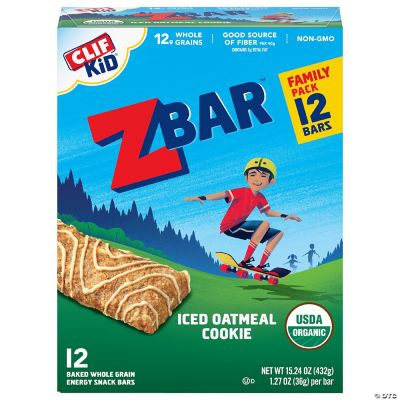 Clif Kid Bar Iced Oatmeal Cookie 12Pk 15.24 Oz (Pack of 6) | Oriental ...