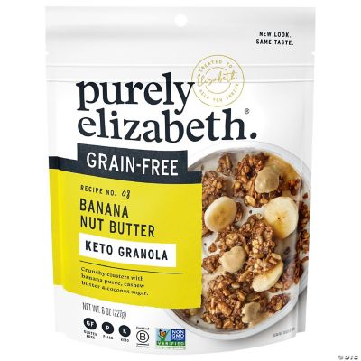 Purely Elizabeth Granola Grain Free Banana Nut Butter 8 oz (Pack of 6 ...