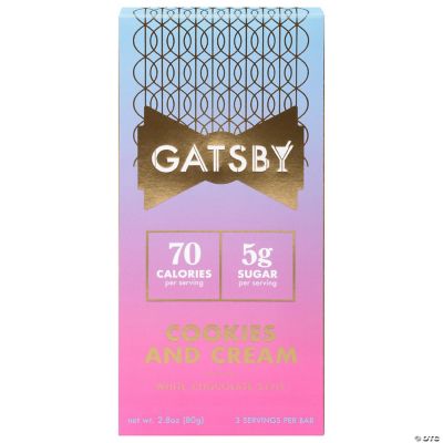 Gatsby Bar Cookies & Cream 2.8 oz (Pack Of 12)
