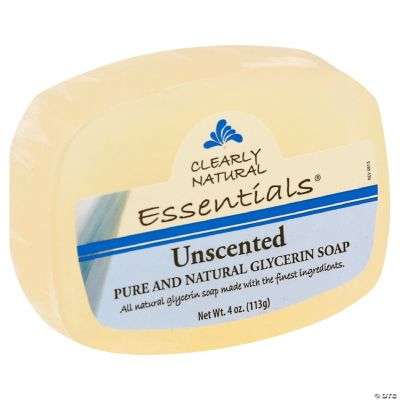 Clearly Natural Soap Bar Glycerine Unscented 4 oz (Pack of 3 ...