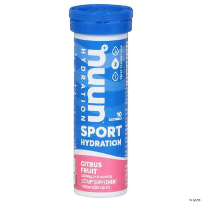 Nuun Active Hydration Electrolyte Enhanced Drink Tabs - Citrus Fruit ...