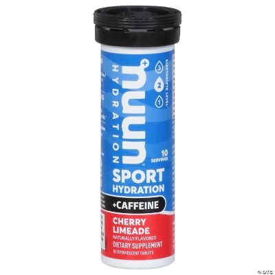 Nuun Hydration Drink Tab - Energy - Cherry Limeade - 10 Tablets (Pack ...