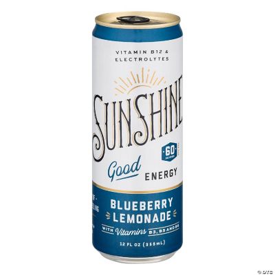 Sunshine Drink Energy Blueberry Lemonade 12 FO (Pack of 12) | Oriental ...