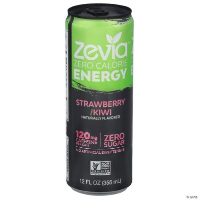 Zevia - Drink Energy Straw Kiwi 12 fl. oz (Pack of 12) | Oriental Trading