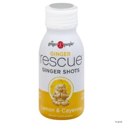 Ginger People - Ginger Shot Rescue Lemon Cayenne 2 fl. Oz (Pack of 12 ...