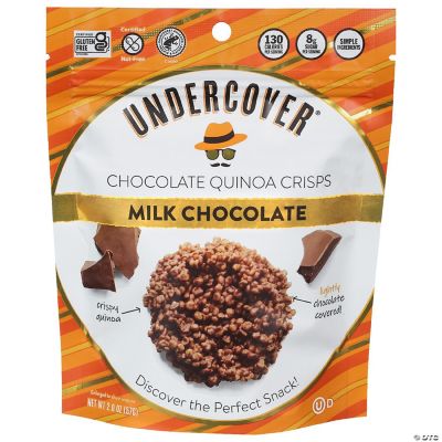 Undercover Quinoa - Crispy Quinoa Milk Choco 2 oz (Pack of 12)
