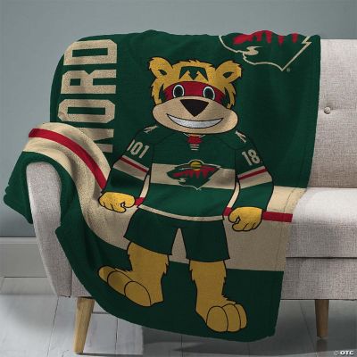 Sleep Squad Minnesota Wild Nordy 60” x 80” Plush Blanket | Oriental Trading