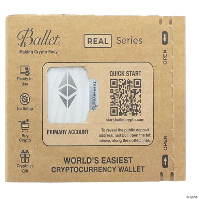 Ballet REAL Series Ethereum Cold Storage Wallet Card | Oriental Trading