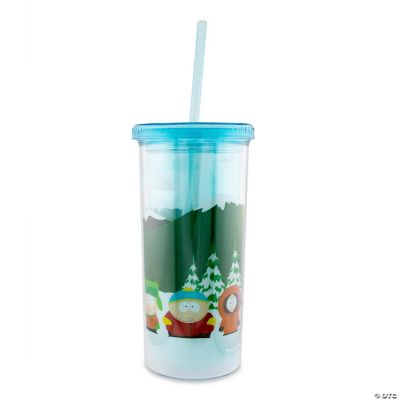 South Park Bus Stop Carnival Cup With Lid and Straw Holds 20 Ounces ...