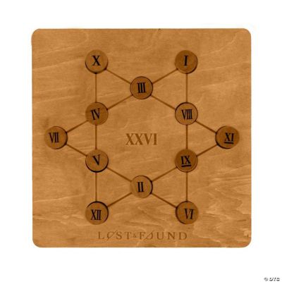 Roman Numeral Wooden 3D Puzzle | Oriental Trading