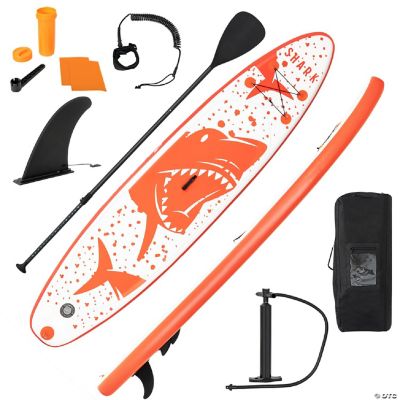 10' Inflatable Stand-Up Paddle Board Non-Slip Deck Surfboard w/ Hand ...