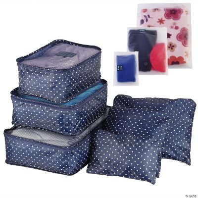 9Pcs Clothes Storage Bags Water-Resistant Travel Luggage Organizer ...
