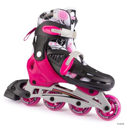 Pink Adjustable Inline Skates - Large | Oriental Trading