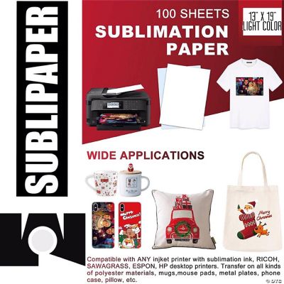 SUBLIPAPER Dye Sublimation Transfer Paper for Sawgrass, Epson and ...
