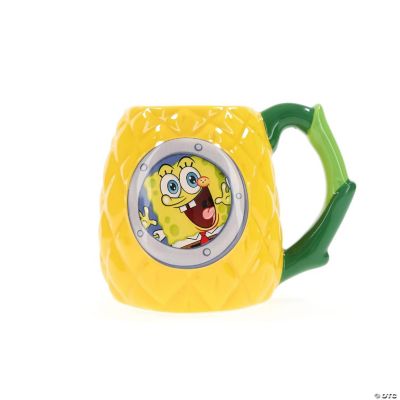 SpongeBob SquarePants Pineapple House 3D Sculpted Ceramic Mug Holds 20 ...